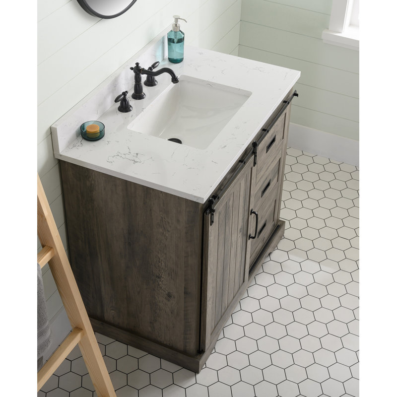 Laurel Foundry Modern Farmhouse Cayden 36 Single Bathroom Vanity With